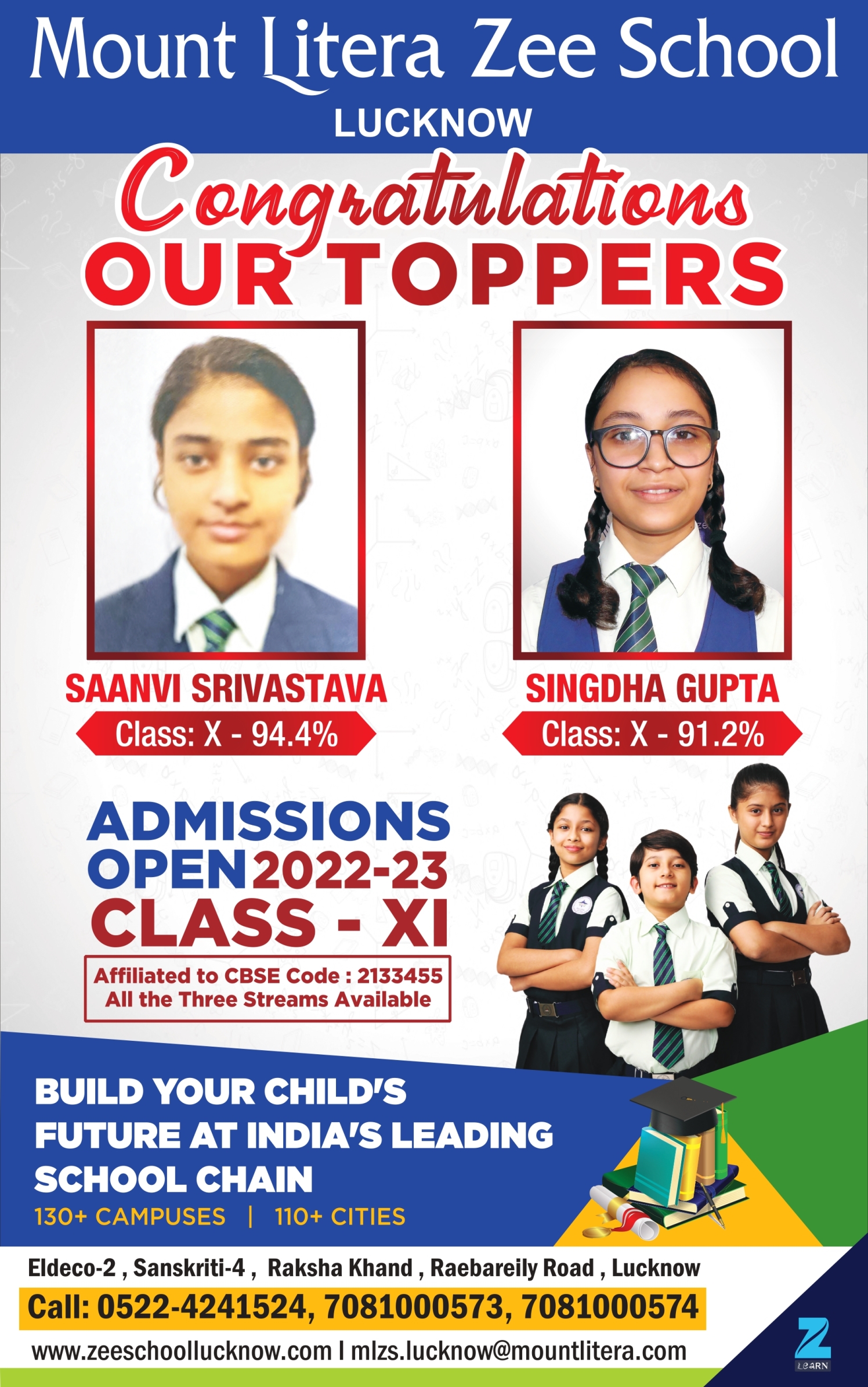 Mount Litera Zee School | Best School in Lucknow